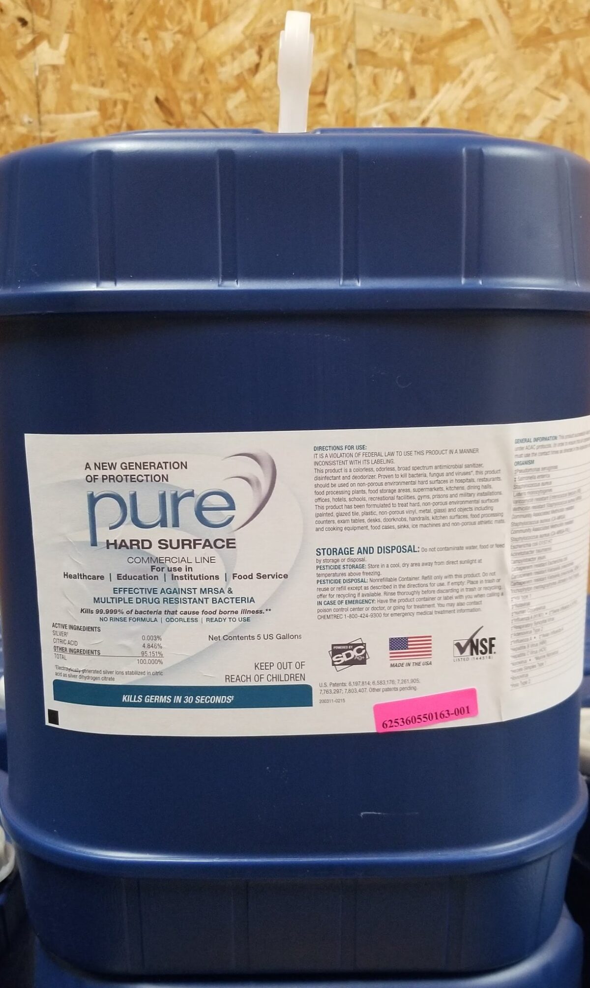 PURE® Hard Surface – 5 Gallons – Purity Service Group